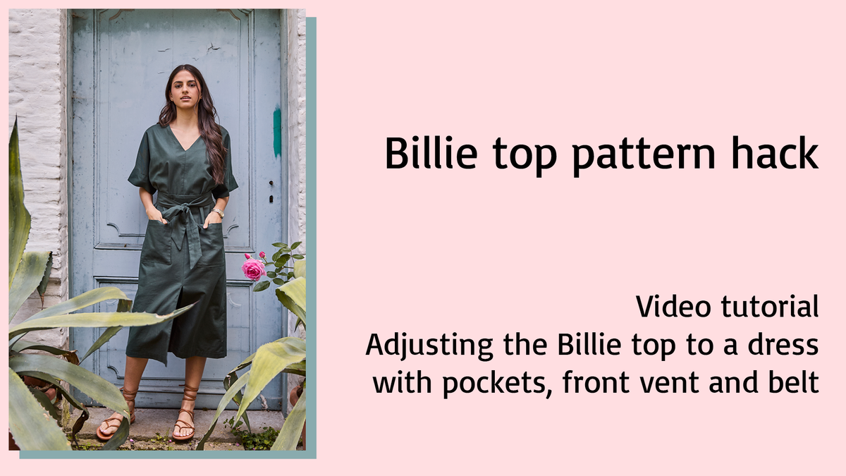 Video tutorial Billie top pattern hack – Atelier Jupe