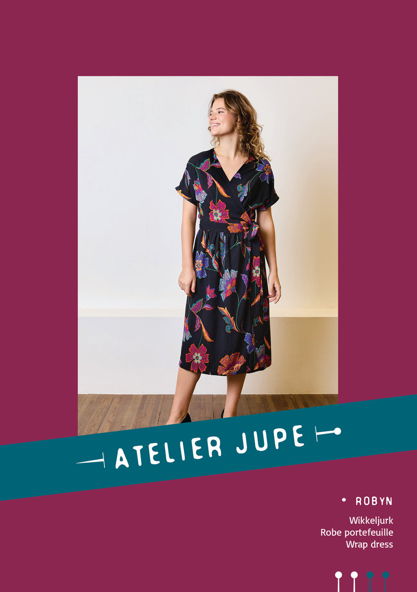 Robyn wrap dress - Paper pattern – Atelier Jupe