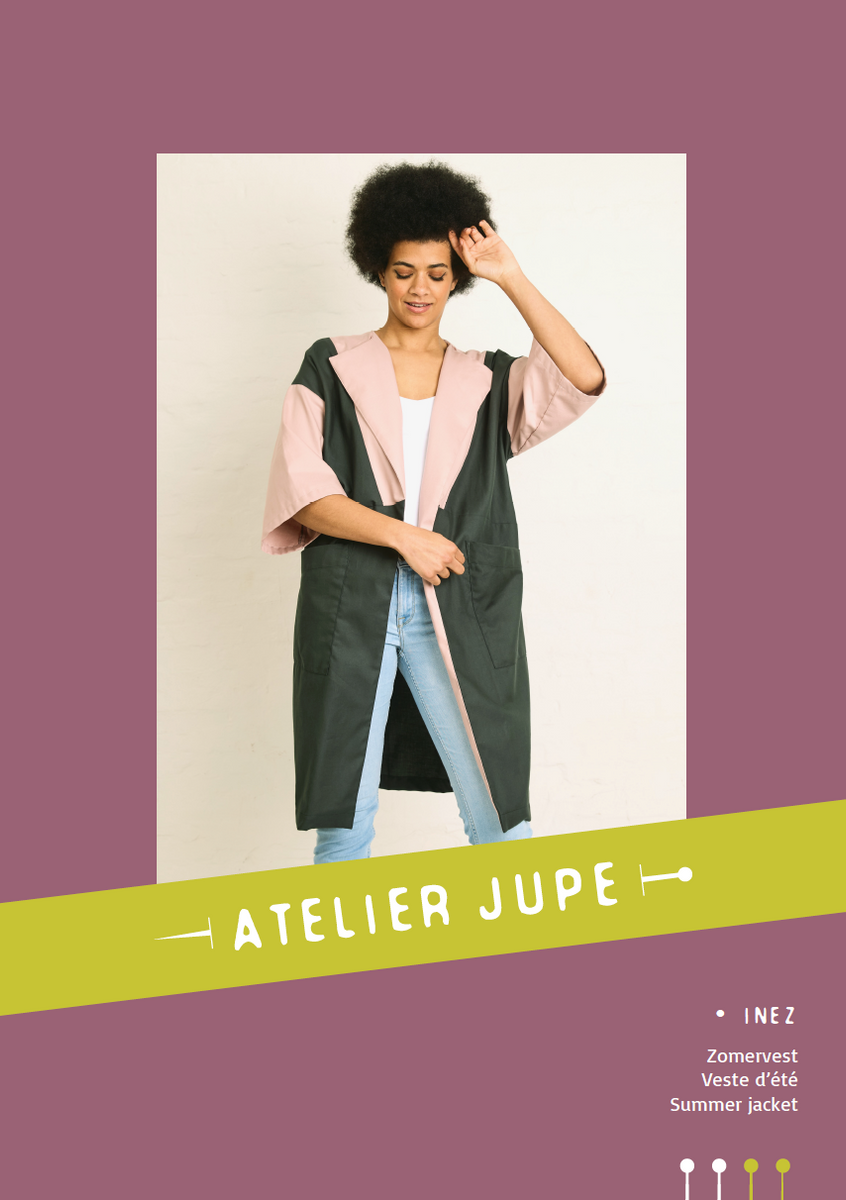 Inez summer jacket - PDF pattern – Atelier Jupe